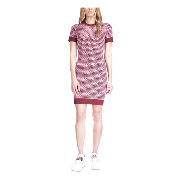 MICHAEL Michael Kors | Dresses | Michael Michael Kors Womens Burgundy ...
